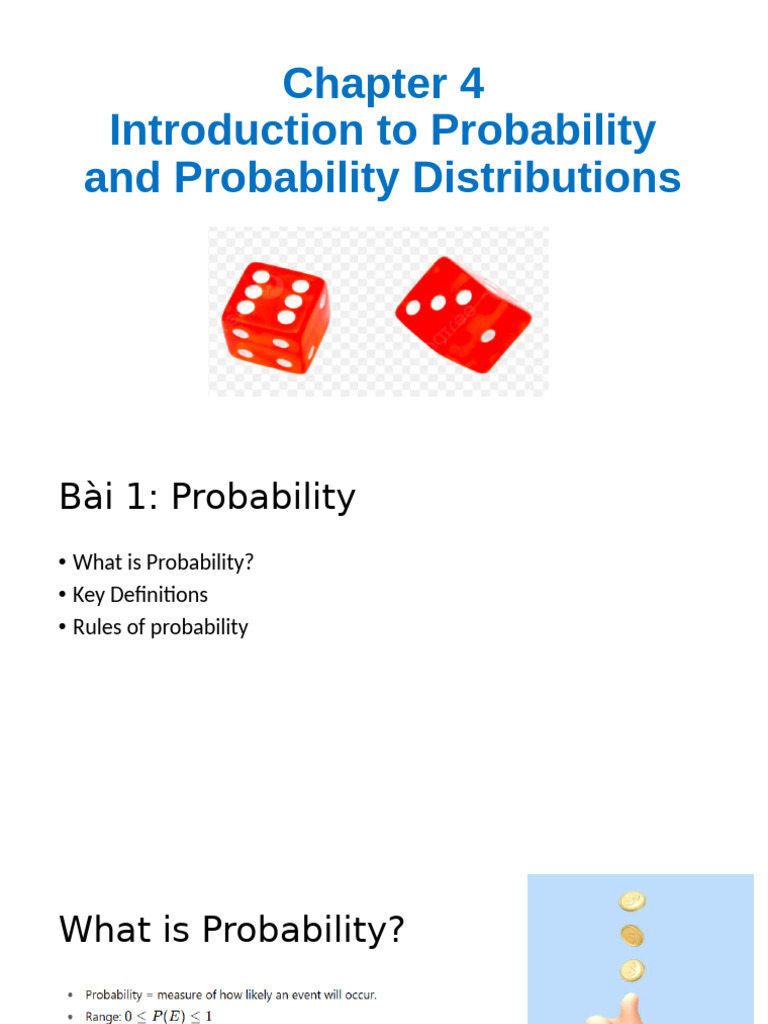 Chapter 4 – Introduction to Probability and Probability Distribution - For Students (1) | PDF ...