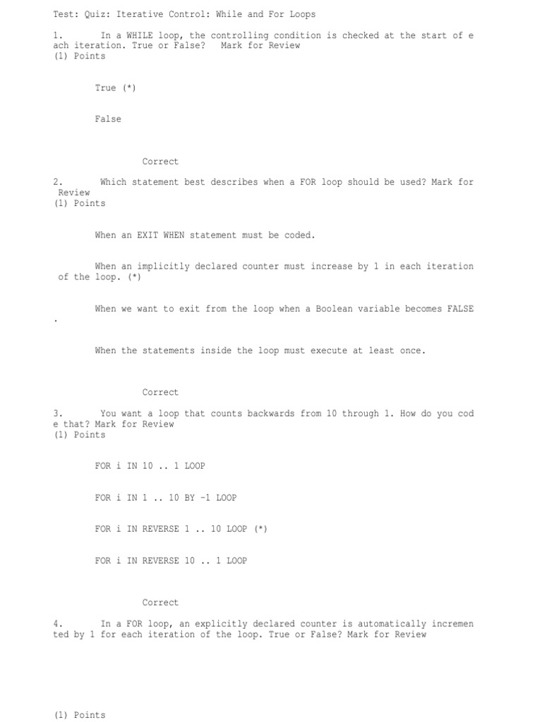 While and For Loops | PDF