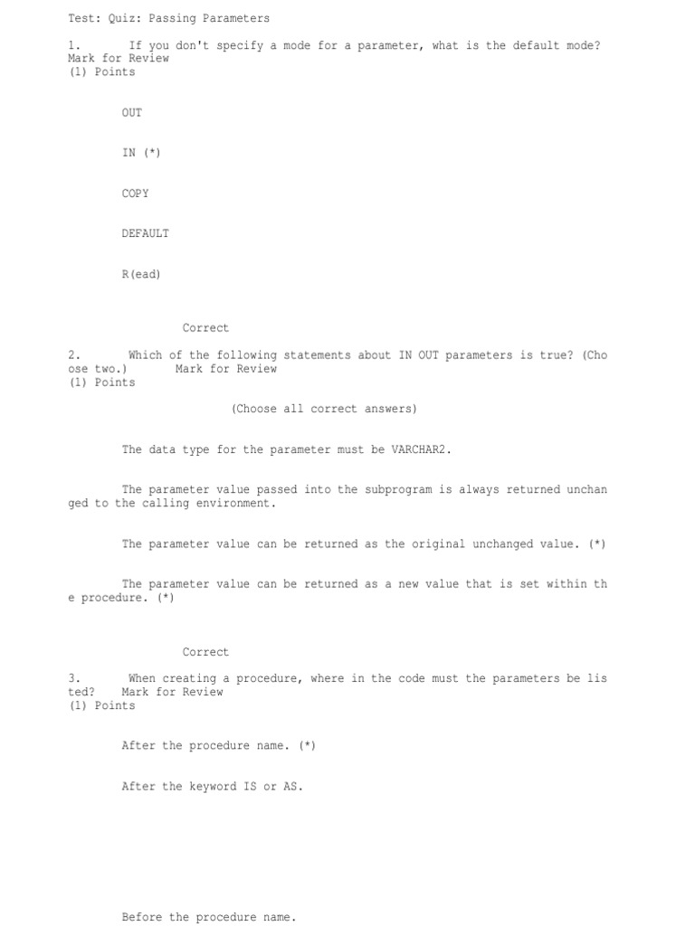 Passing Parameters Pdf Parameter Computer Programming Subroutine