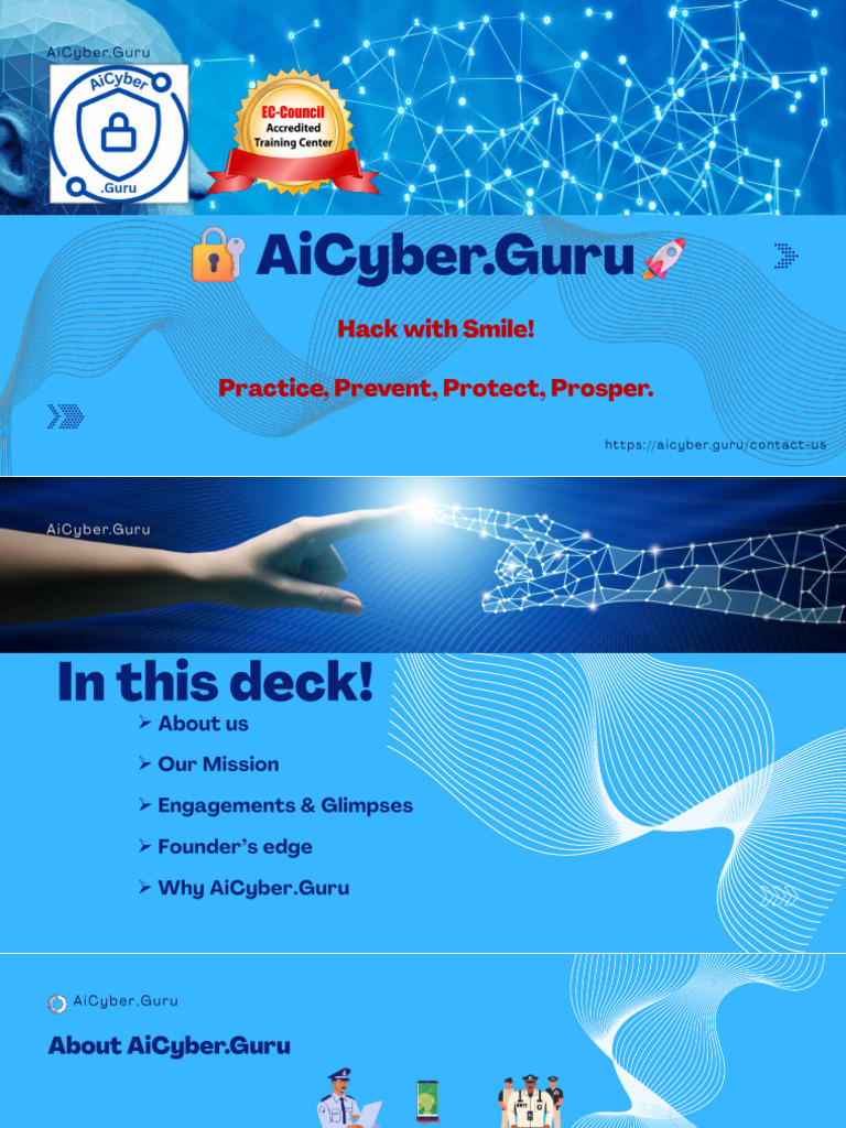AiCyber.guru Company Profile v01 | PDF | Computer Security | Security