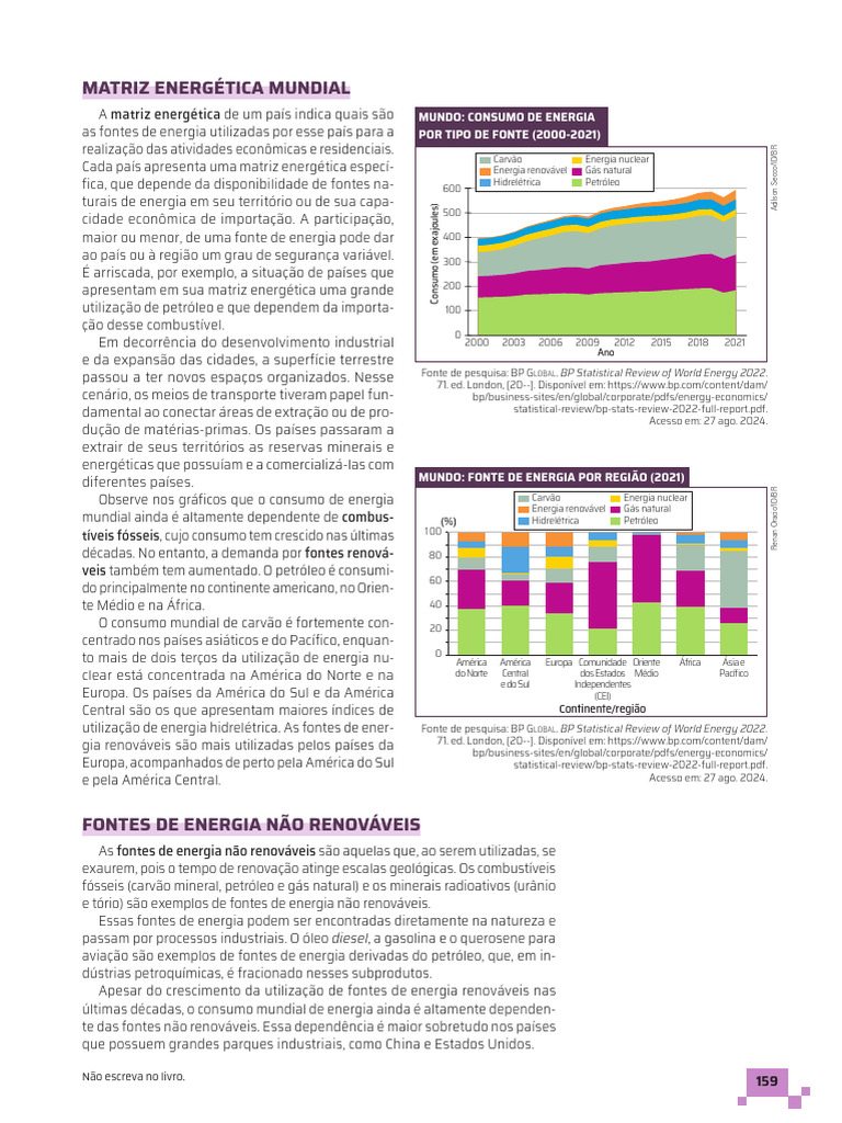 Matriz Energética Mundial: Fontes e Consumo | PDF | Biocombustível ...
