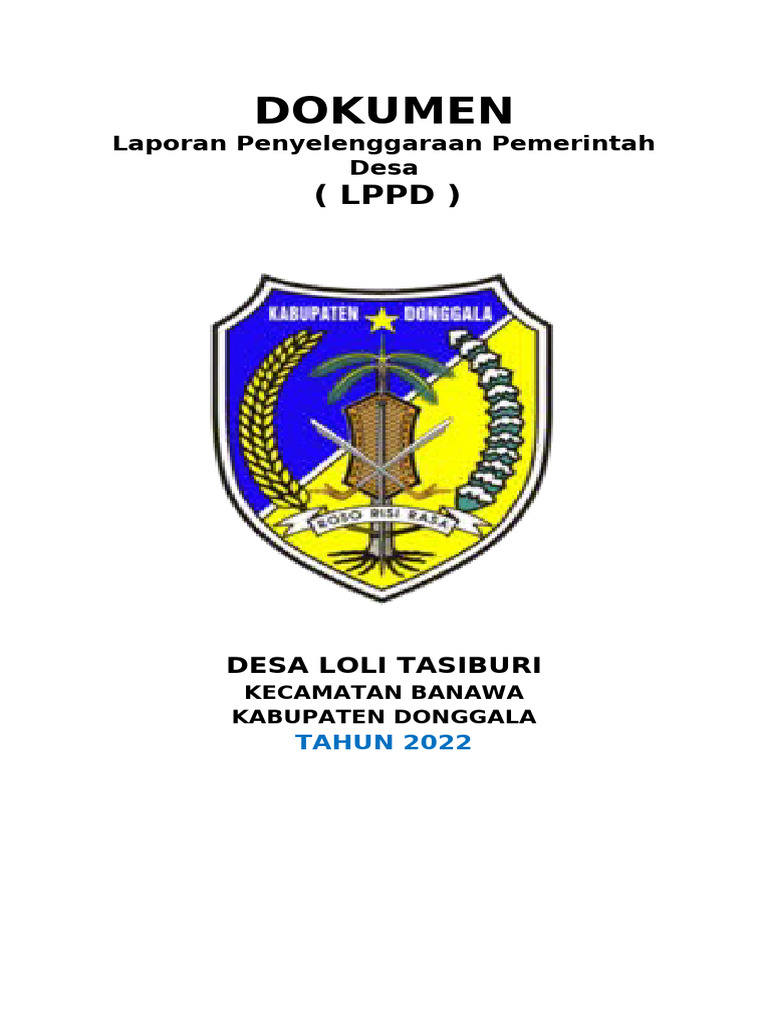 Contoh Format LPPD | PDF