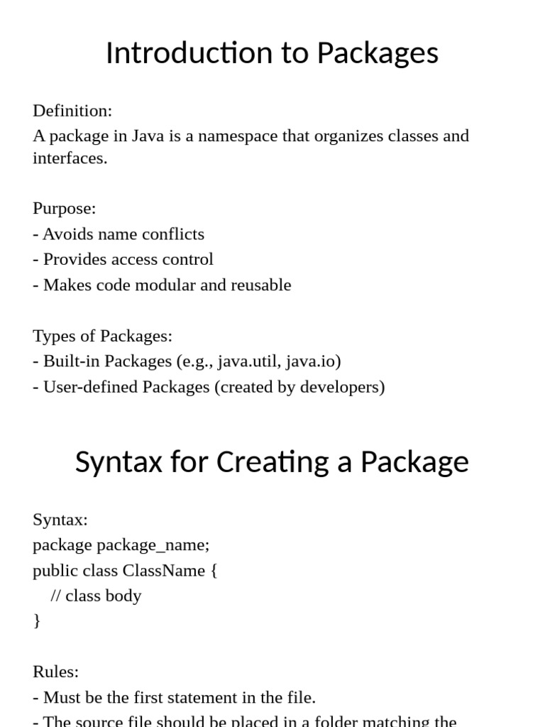 Demonstrating Package Concept in Java | PDF | Computer File | Java ...