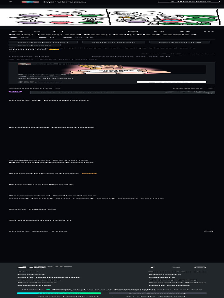 Daisy Jenny and Rosey Belly Bloat Comic 7 by Plumpishot On DeviantArt | PDF