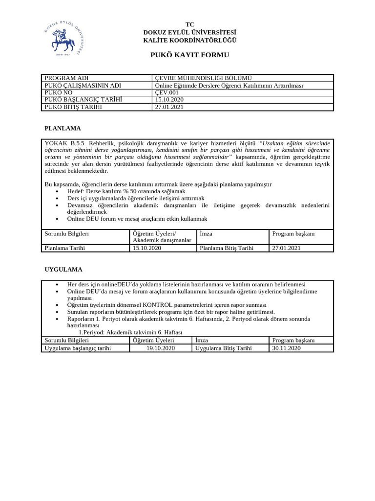 DEU-PUKO-dongusu-kayit-ornekformu-Cevre-Muhendisli_i-der-se-devam- | PDF