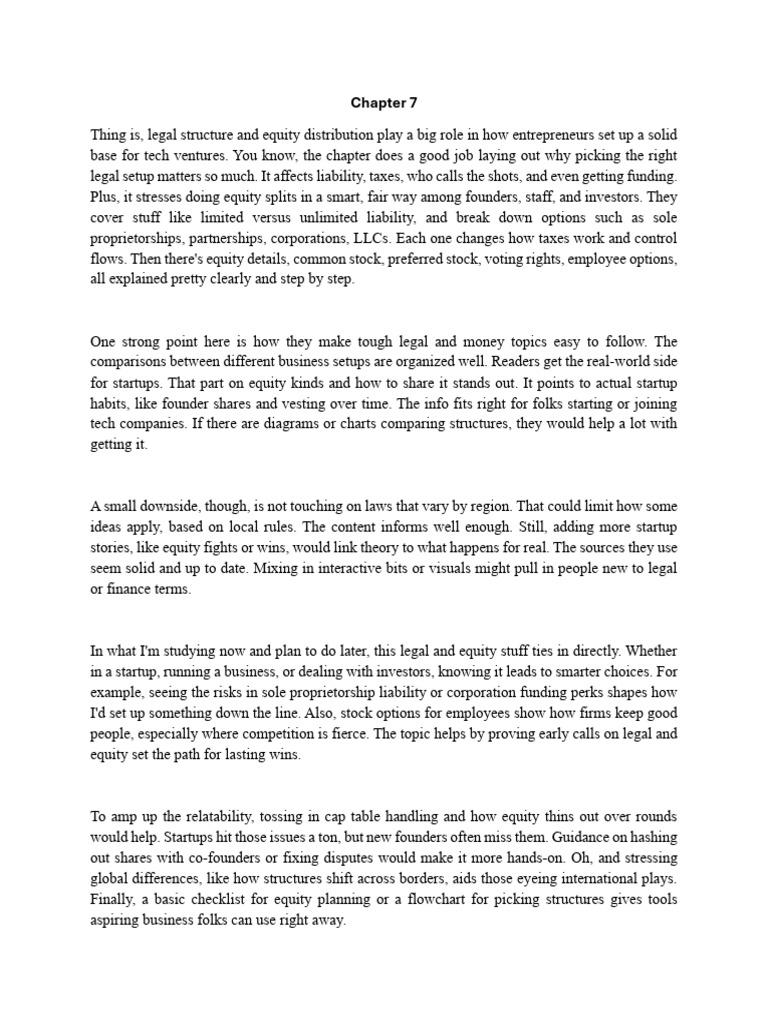 Chapter 7 | PDF | Startup Company | Small Business & Entrepreneurs