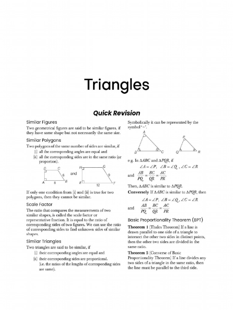 Triangles 1 | PDF