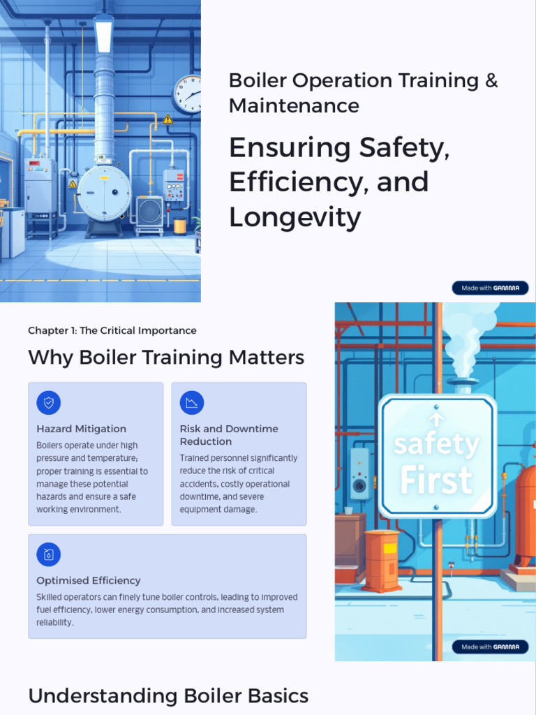 Boiler Operation Training and Maintenance | PDF | Boiler | Combustion
