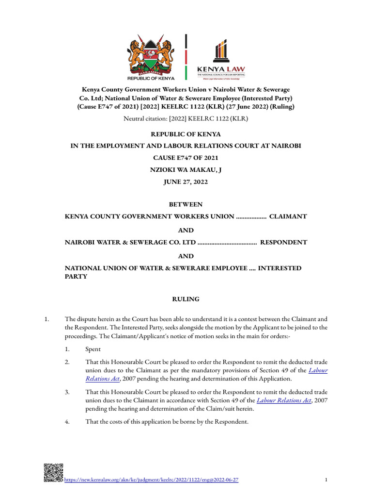 Labour Relations Act Labour Relations Act | PDF | Employment | Trade Union