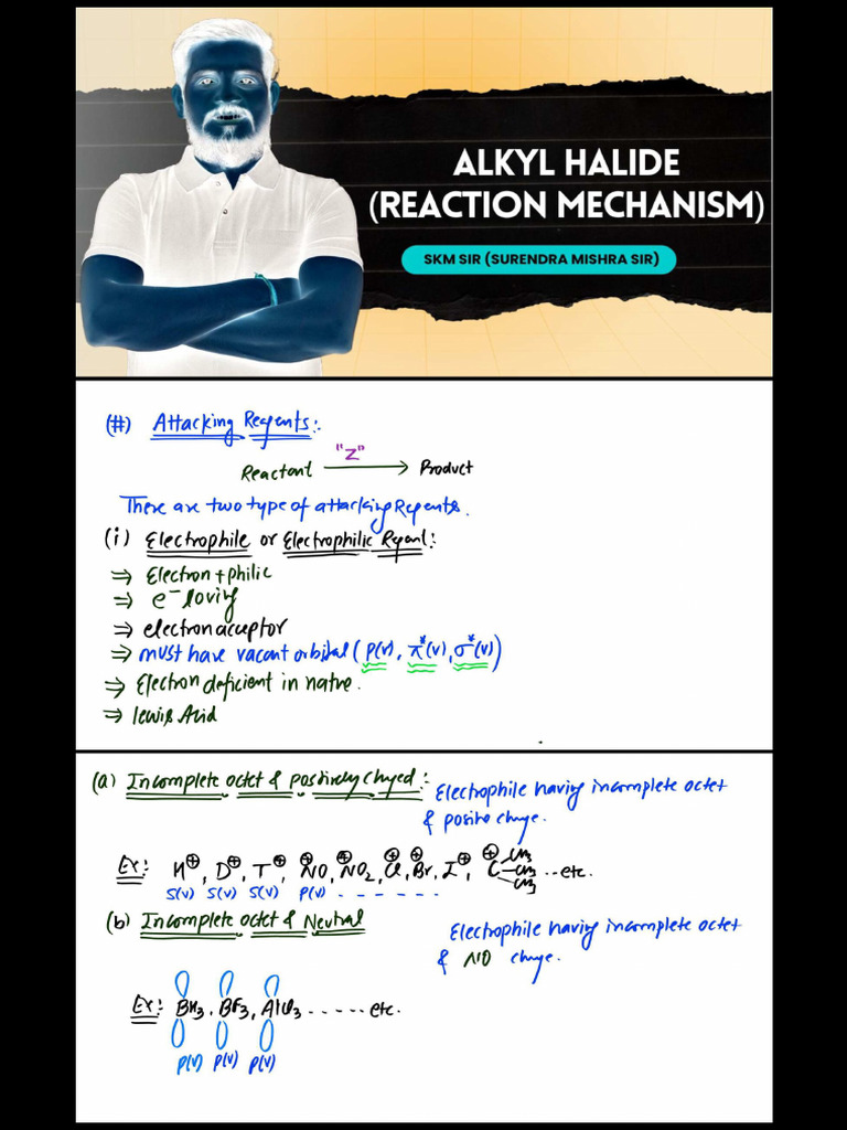 Alkyl Halide Reaction Mechanism | PDF