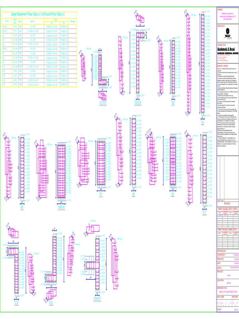 Details of Column Reduction_raya_1 15-09-2025-Model | PDF