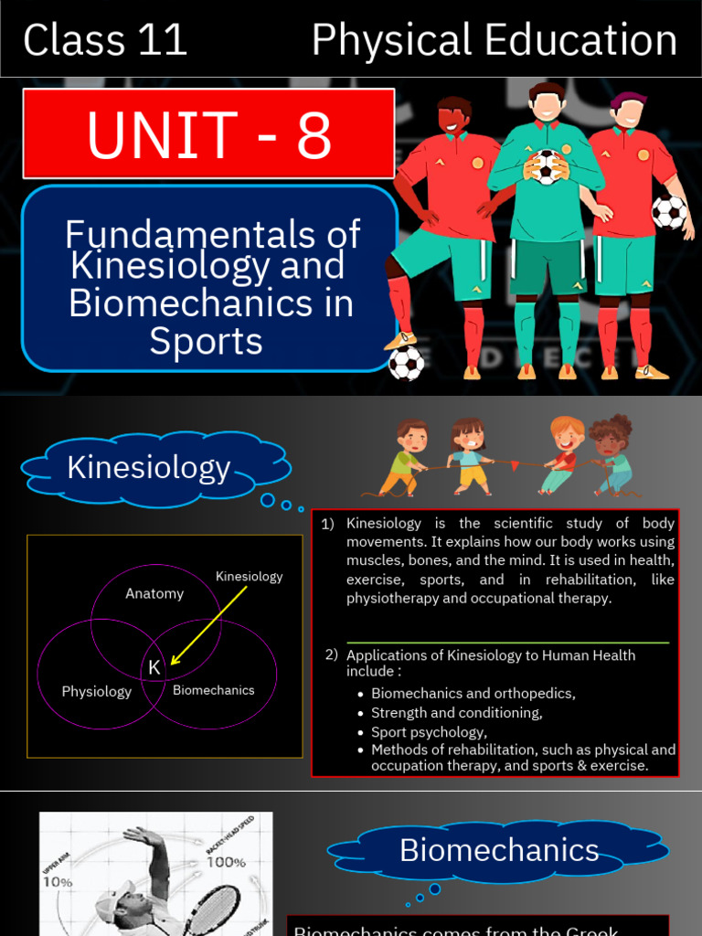 Kinesiology and Biomechanics in Sports | PDF | Anatomical Terms Of ...