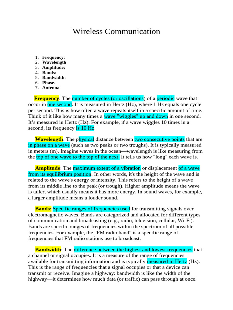 Wireless Communication | PDF | Electromagnetic Radiation | Waves