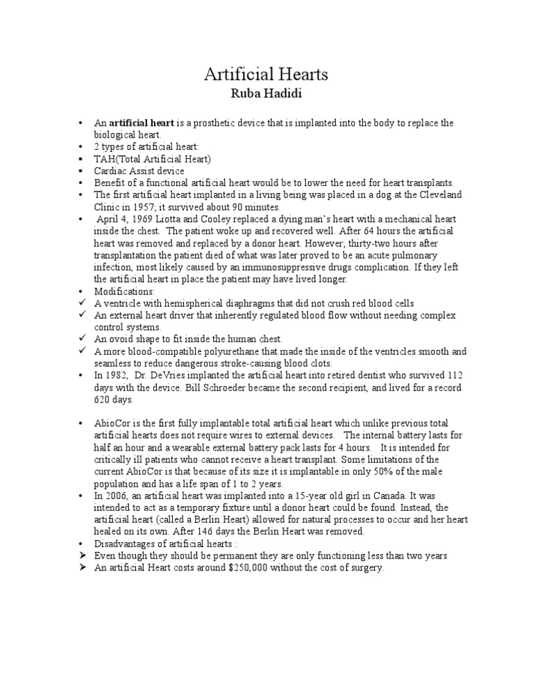 Ruba 2 | PDF | Organ Transplantation | Heart