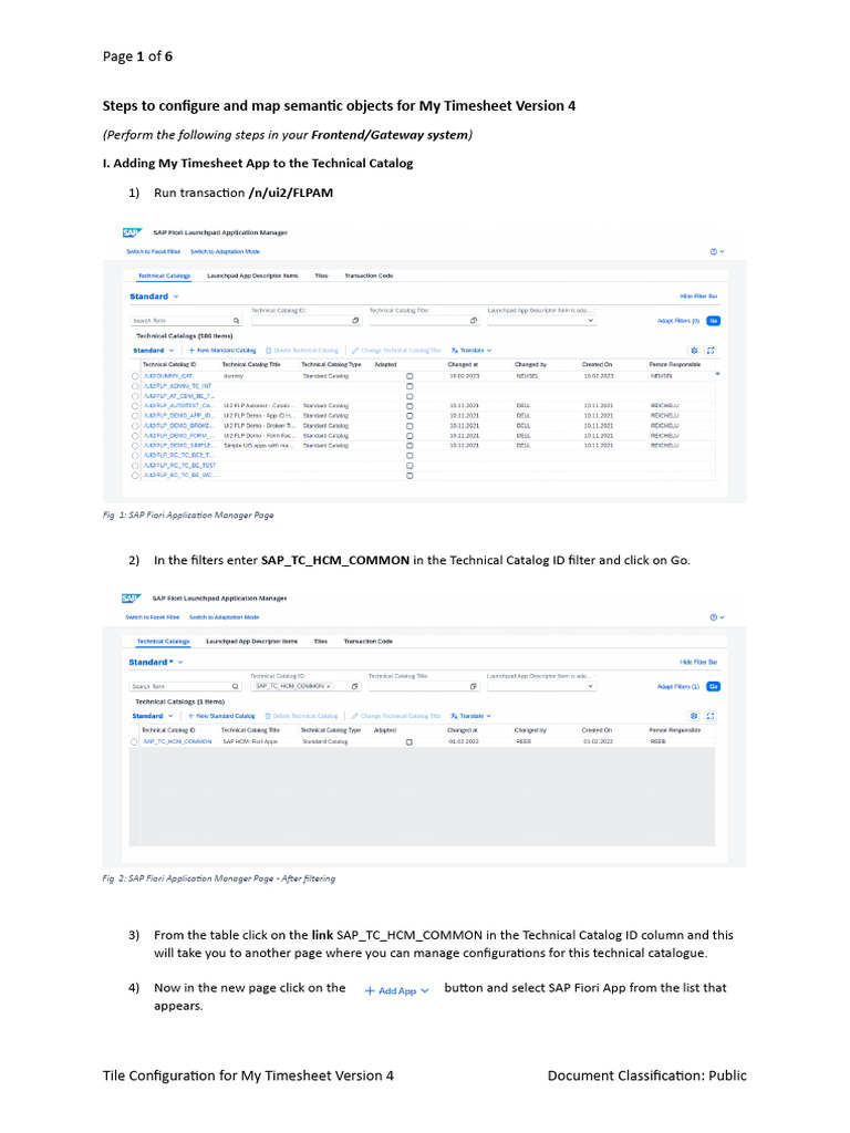My Timesheet V4 Tile Configuration Guide | PDF | Computer Science ...