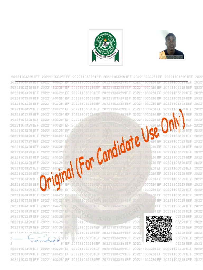 Teleola OOU Admission Letter | PDF | Qualifications | Vocational Education