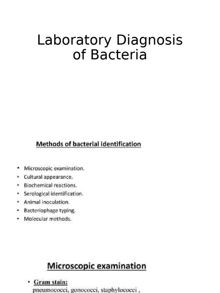 Laboratory Diagnosis | PDF