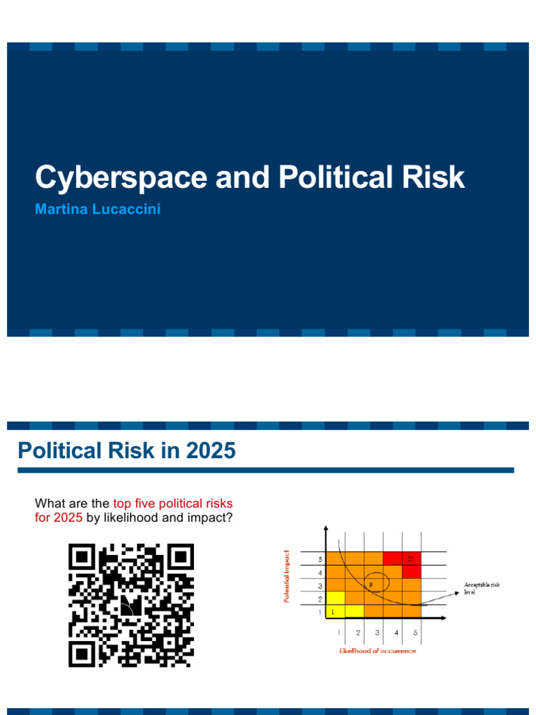 Political Risks in Cyberspace 2025 | PDF | Computer Security | Security