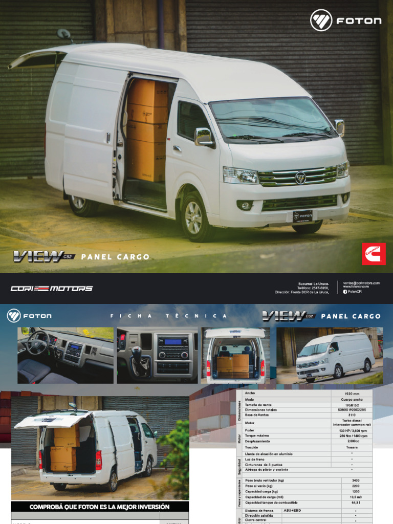 Foton VIEW Carga | PDF