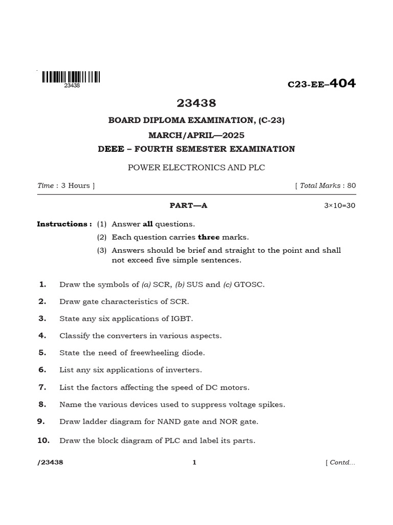 WWW - Manaresults.co - In: Board Diploma Examination, (C-23) MARCH ...