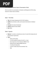 Infusion Coding Guidelines and Hierarchy | PDF