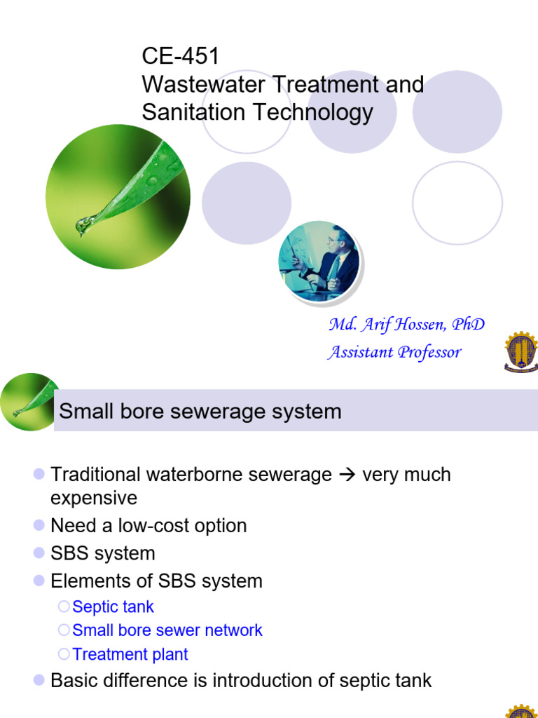 Small Bore Sewerage System | PDF | Sanitary Sewer | Septic Tank