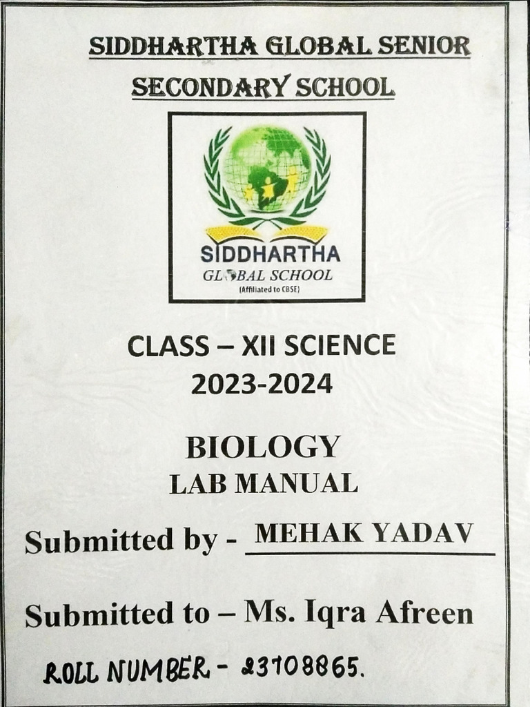 PDF Experiments Biology | PDF