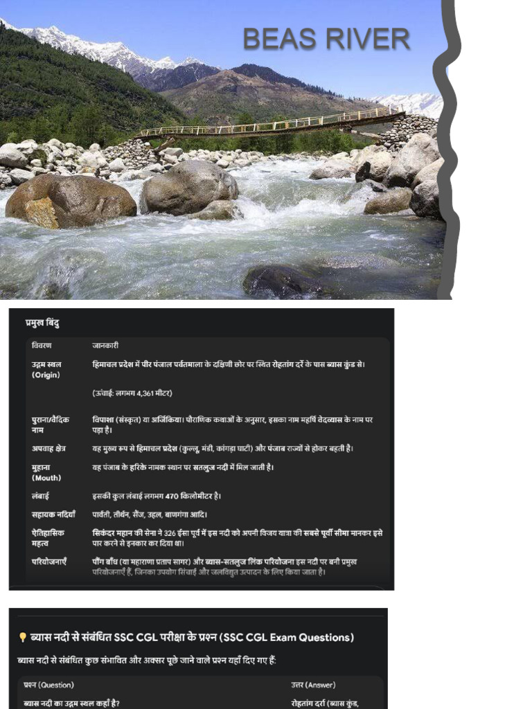 Beas River | PDF