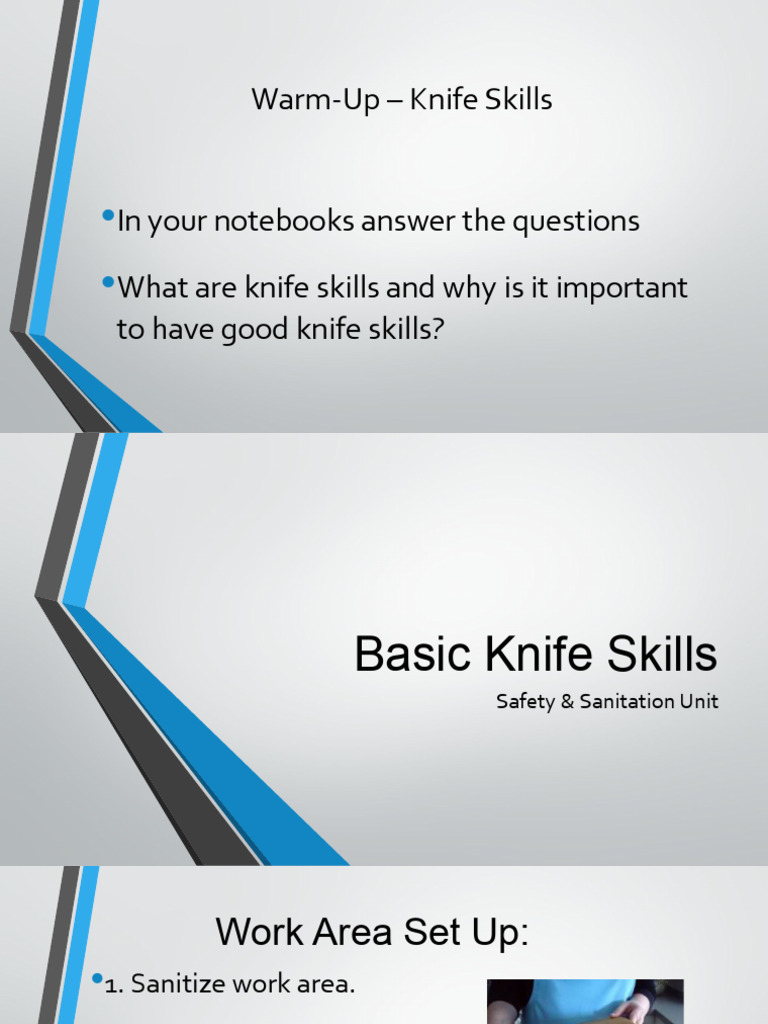 Basic Knife Skills | PDF | Knife | Cutting Tools