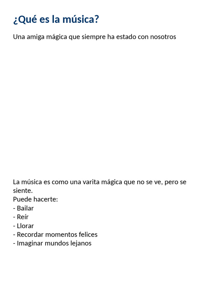 Que Es La Musica Presentacion ES | PDF