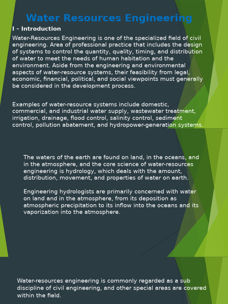 Water Resources Engineering24 25 | PDF | Discharge (Hydrology) | Hydrology