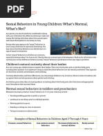Understanding Appropriate Touching Boundaries | PDF | Self-Improvement