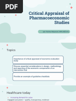 CHEERS Checklist for Economic Evaluations | PDF | Cost Effectiveness ...