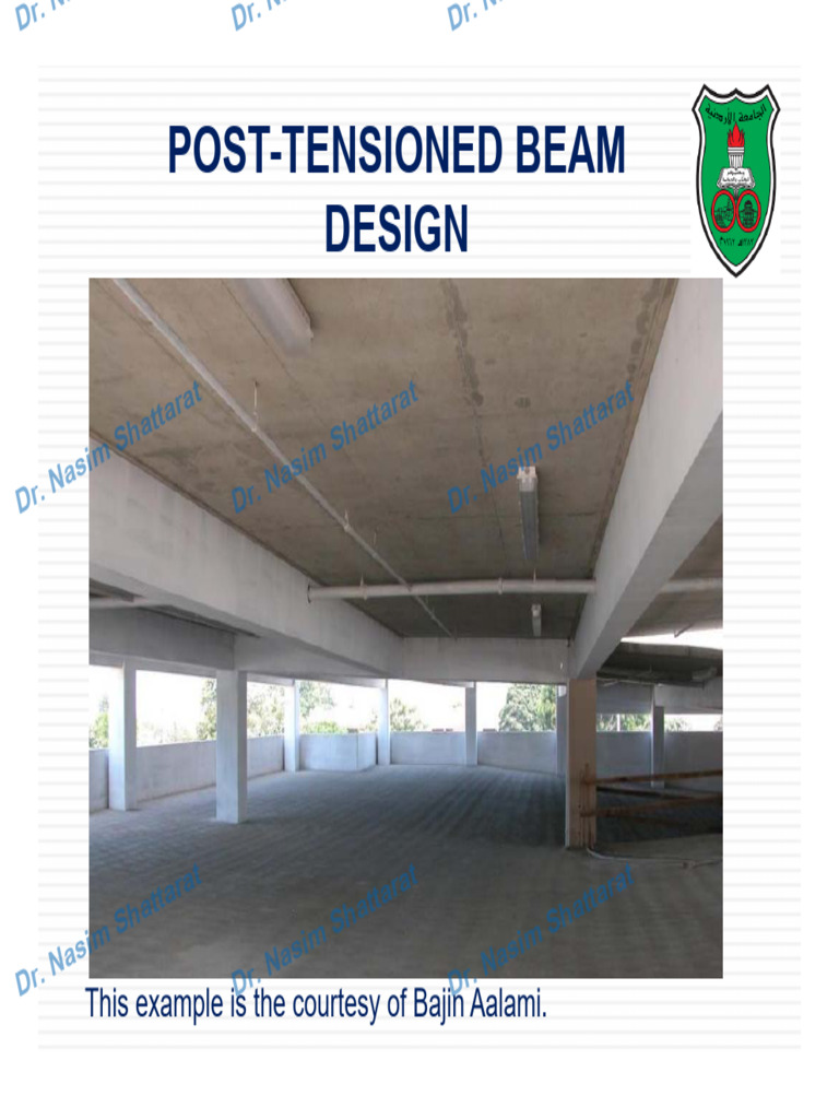 Post-Tensioned Beam Design Guide | PDF | Prestressed Concrete | Beam ...