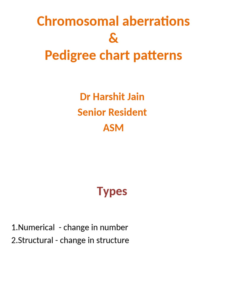 Aberrations, Pedigree Charts | PDF | Genotype | Dominance (Genetics)