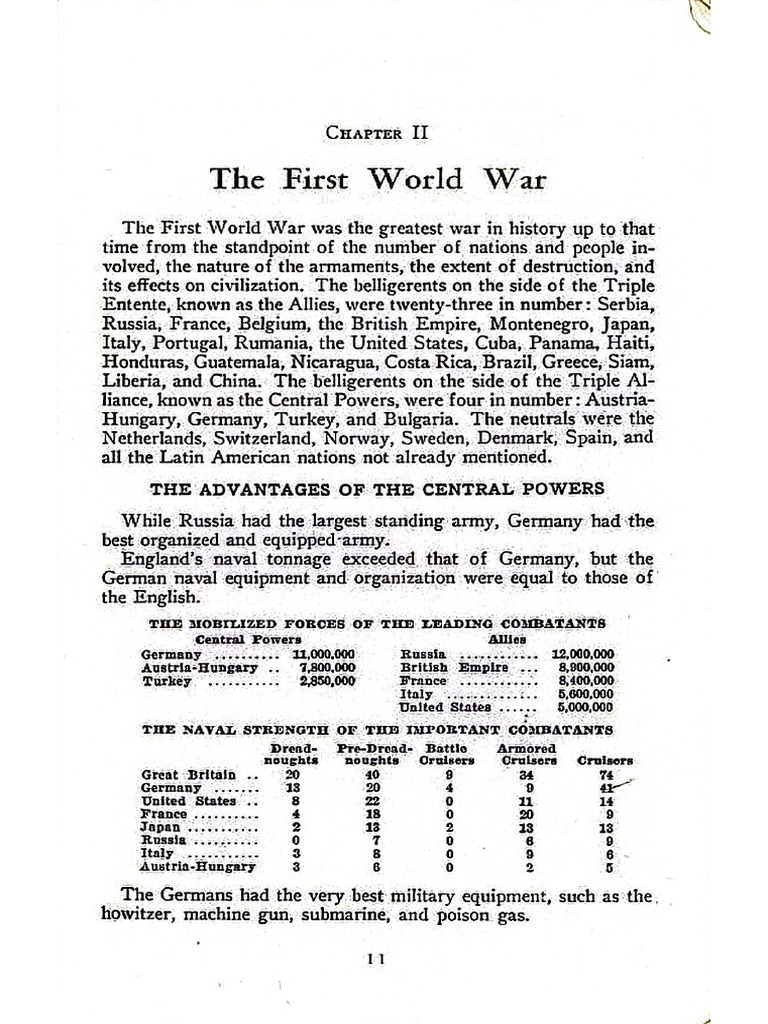 The First World War | PDF