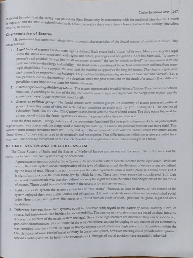 Caste Chapter Forward Pages | PDF | Caste | Feudalism