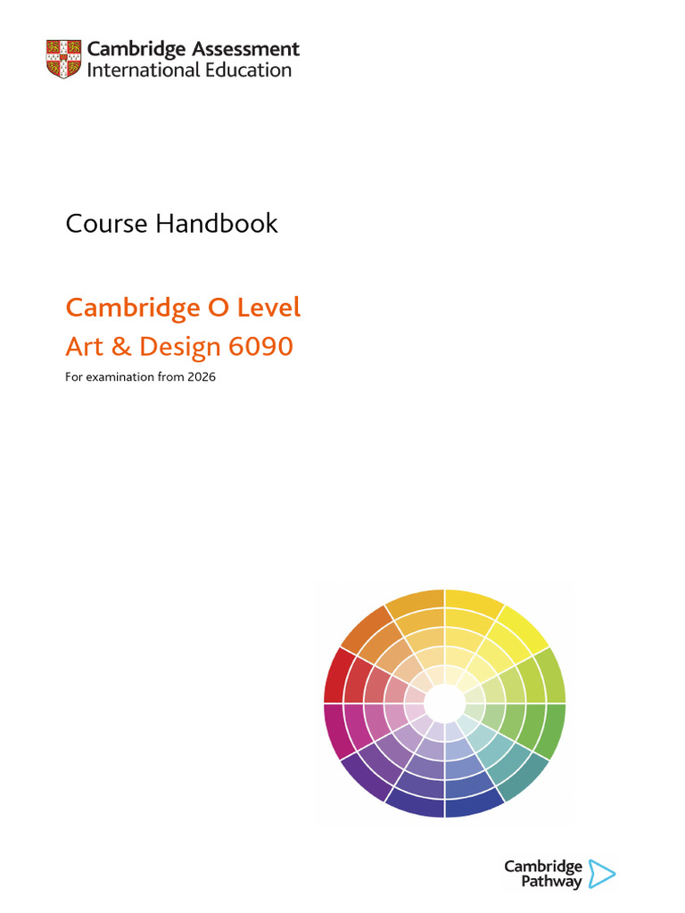 Cambridge O Level Art & Design Handbook | PDF | Drawing | Textiles