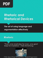 Rhetorical Devices in Movie Speeches | PDF
