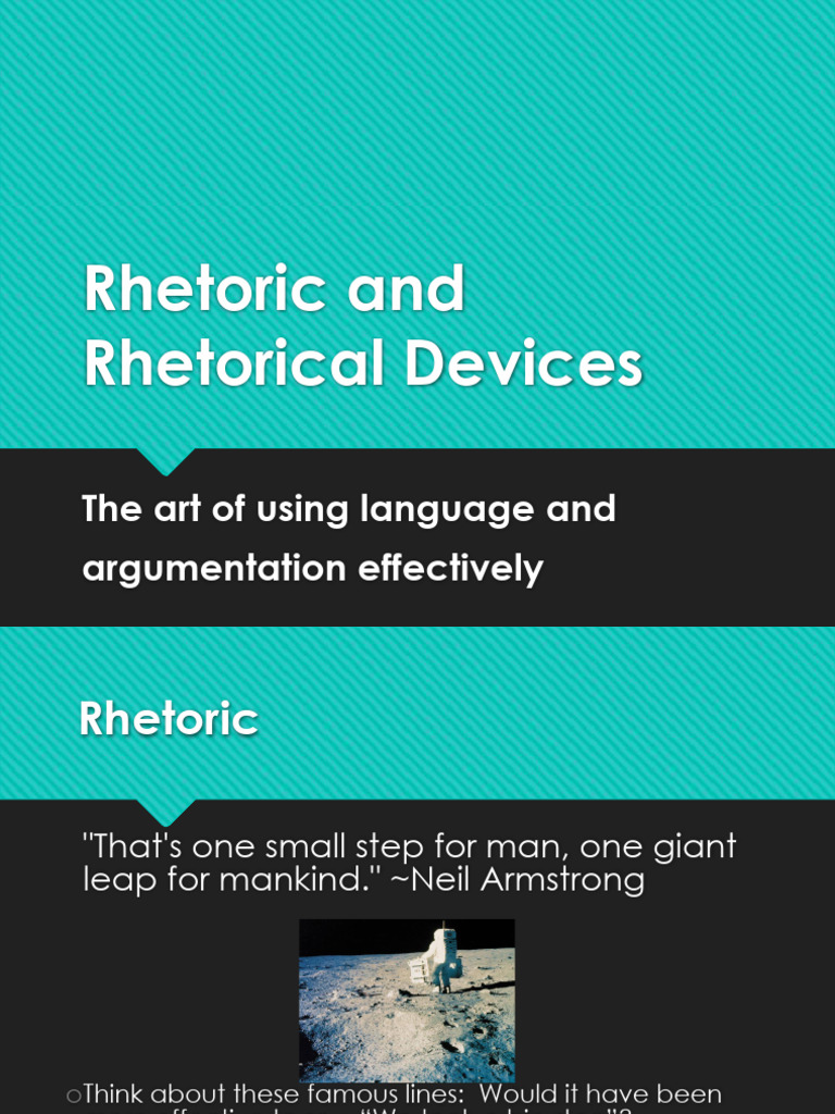 Rhetorical Devices in Literature and Advertisements | PDF