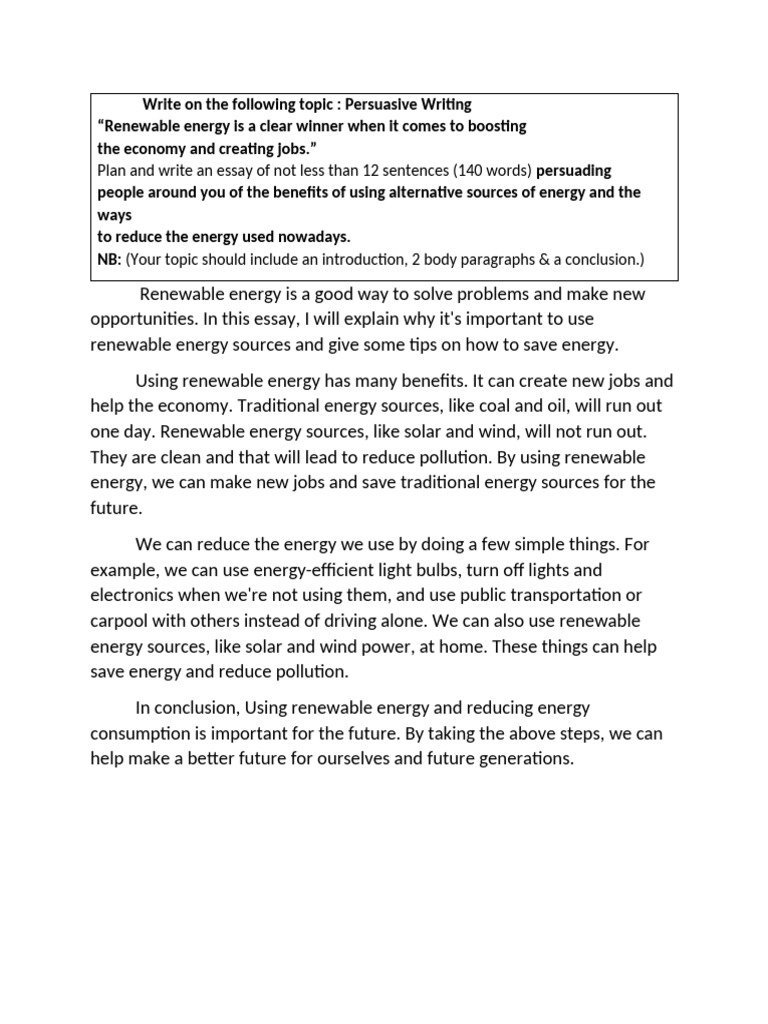 10th Grade Essays | PDF
