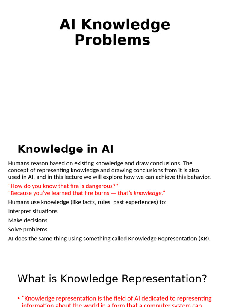 Knowledge1 1 | PDF | Logic | Artificial Intelligence
