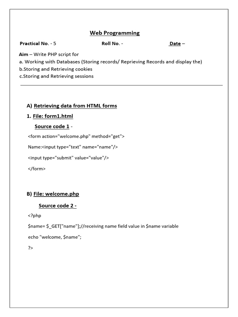Web Programming 6 (Edited) | PDF | Php | Software
