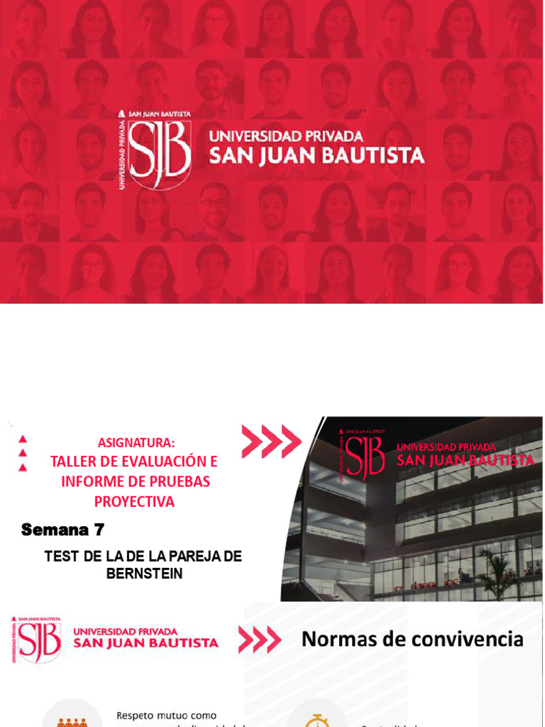 Sem 7 Test de Pareja de Bernstein Evaluacion | PDF