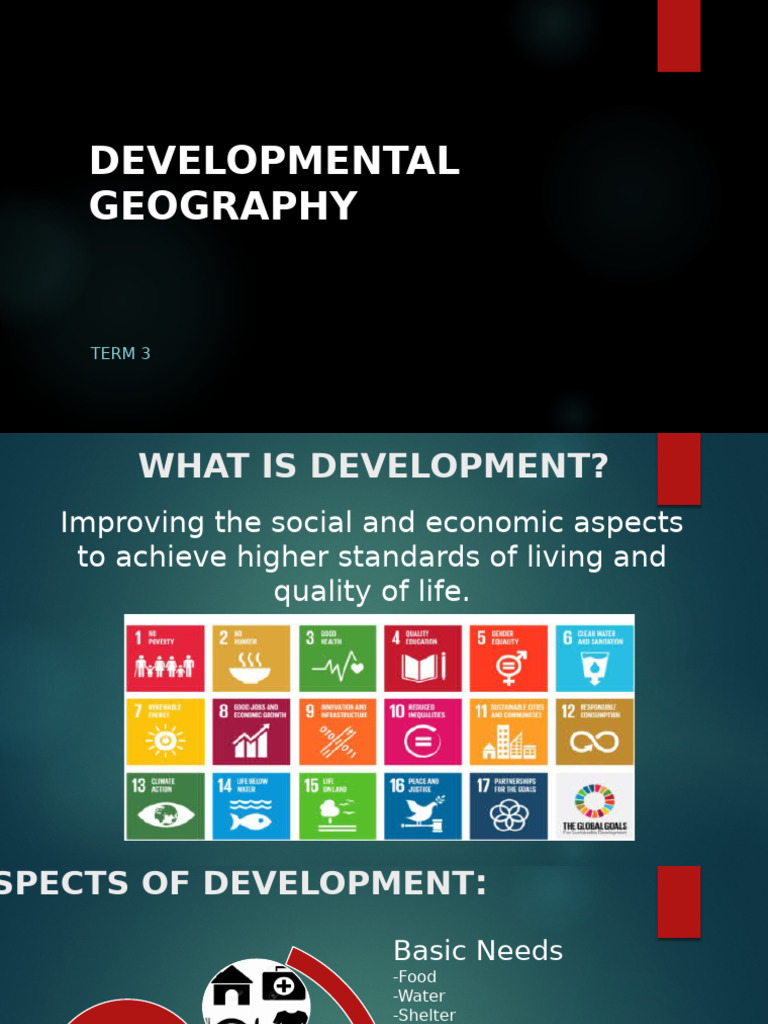 Developmental Geography - Week 1 & 2 Presentation | PDF | Gross ...