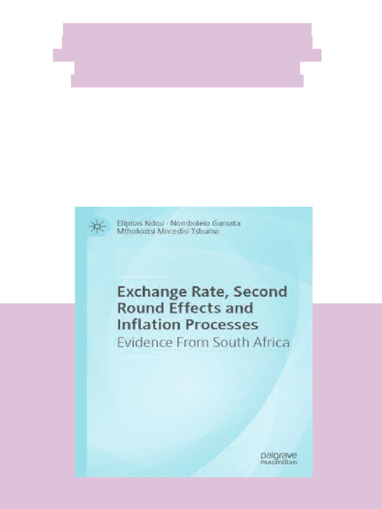 (Ebook) Exchange Rate, Second Round Effects and Inflation Processes ...