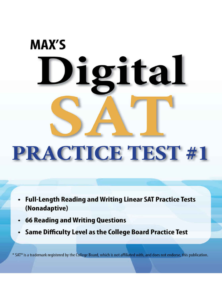 Max's Digital SAT Practice Test #1 - Reading and Writing - Max Kim ...