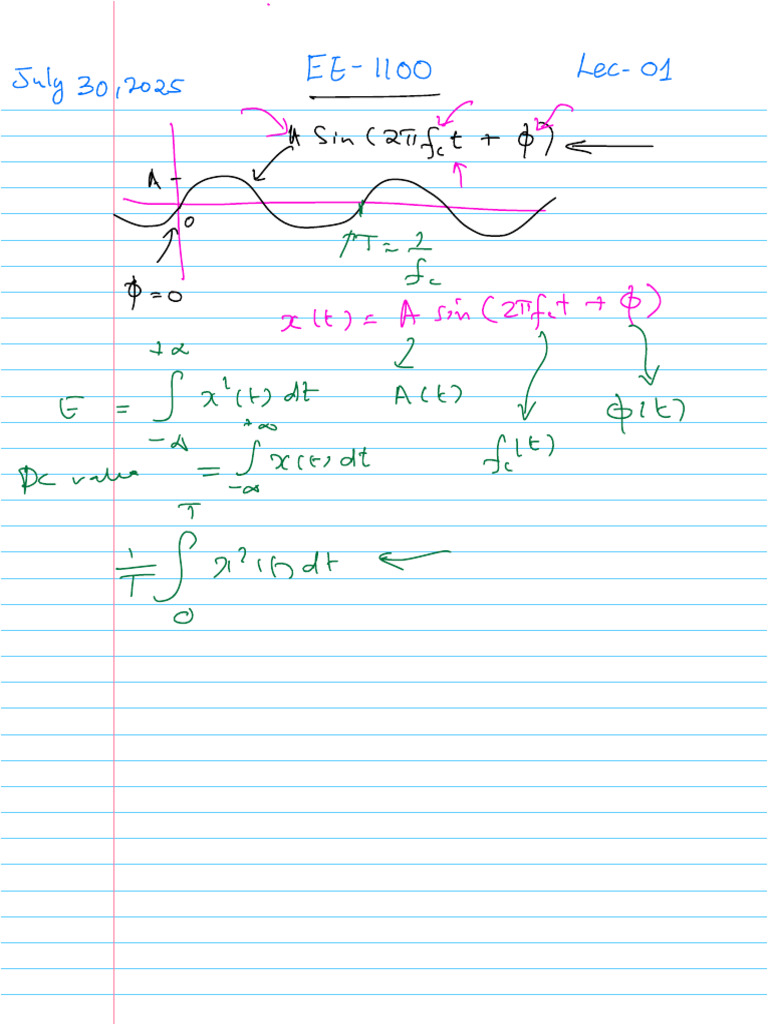 Lec-01-July30-2025 2 2 2 2 | PDF | Voltage | Electricity
