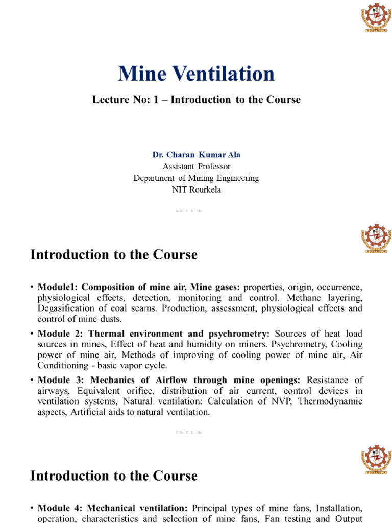 Lecture 1 - Introduction to the Course | PDF