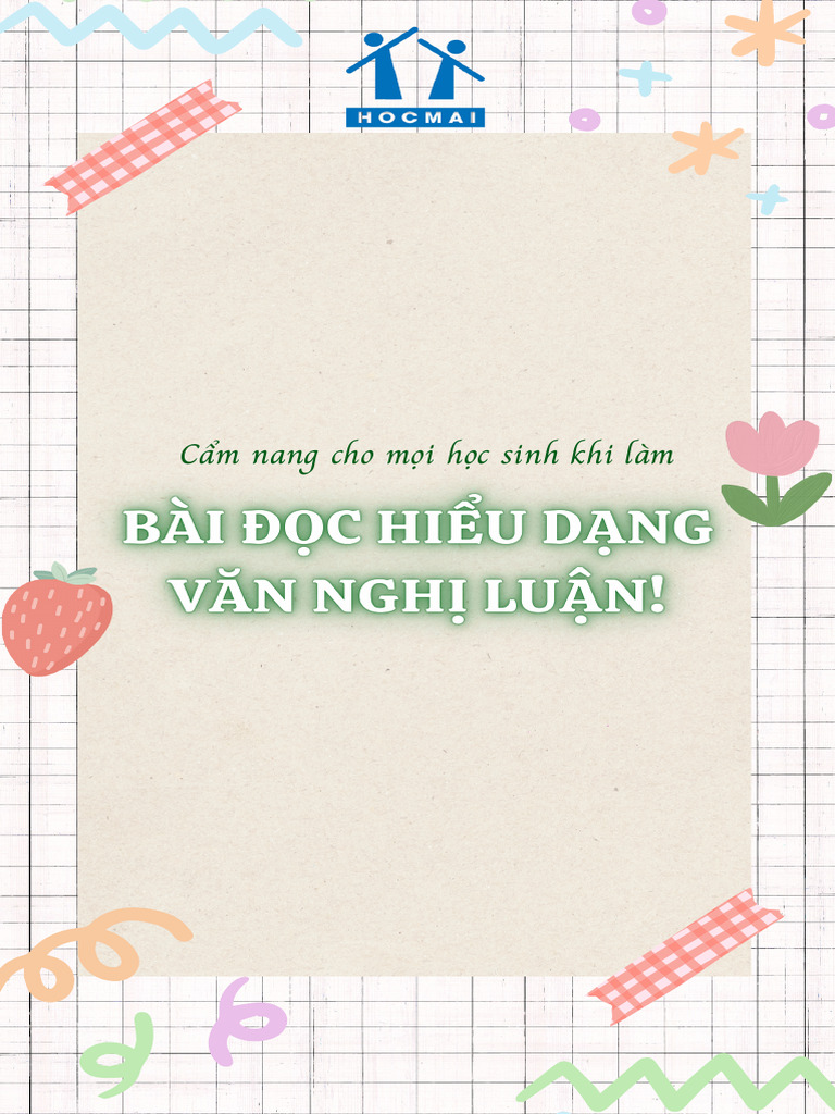 Cam Nang Goi Dau Giuong Cho Moi Hoc Sinh Khi Lam Bai Doc Hieu Dang Van Nghi Luan | PDF